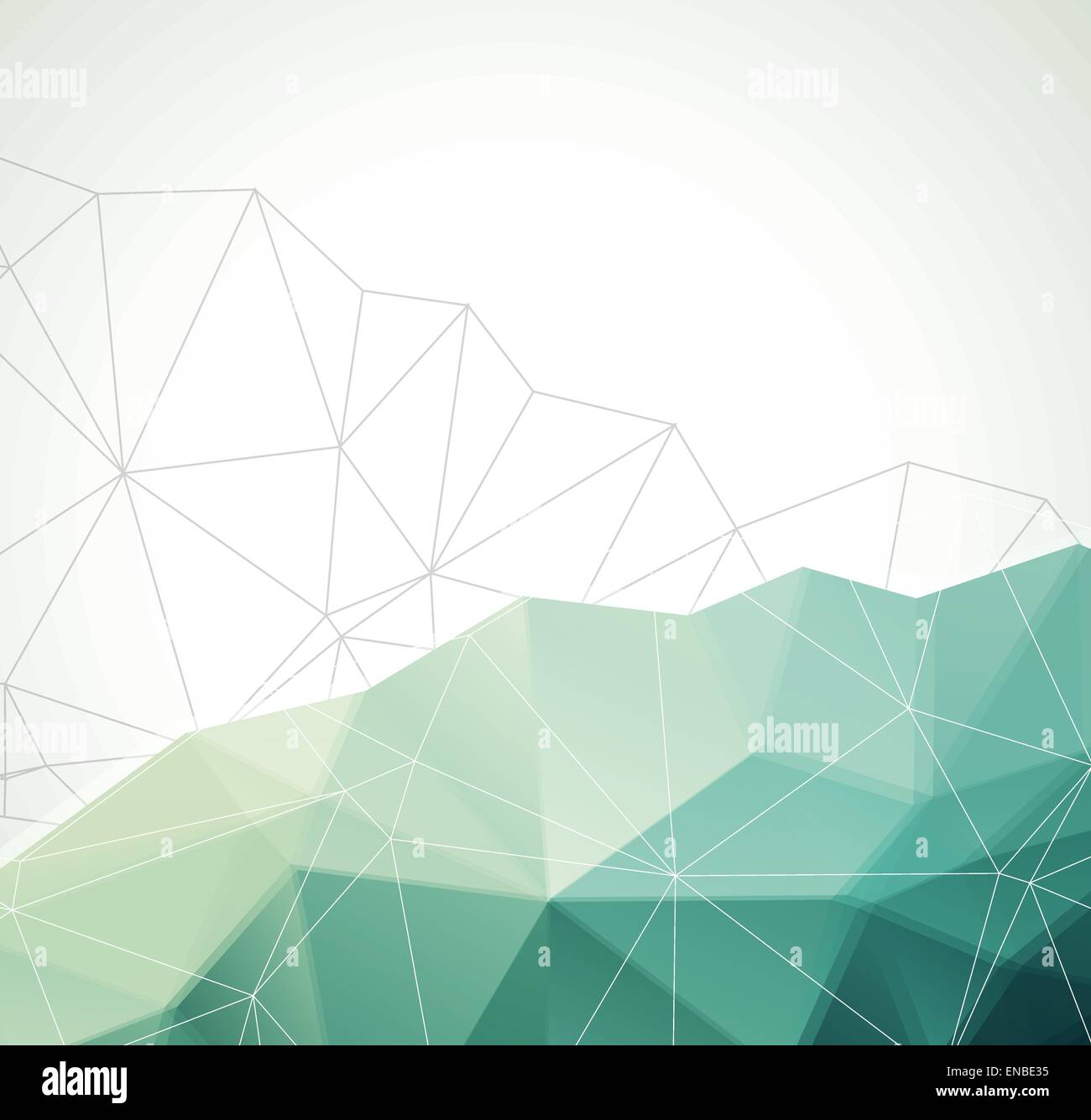 Vector color abstract geometric banner with triangle Stock Vector Image ...