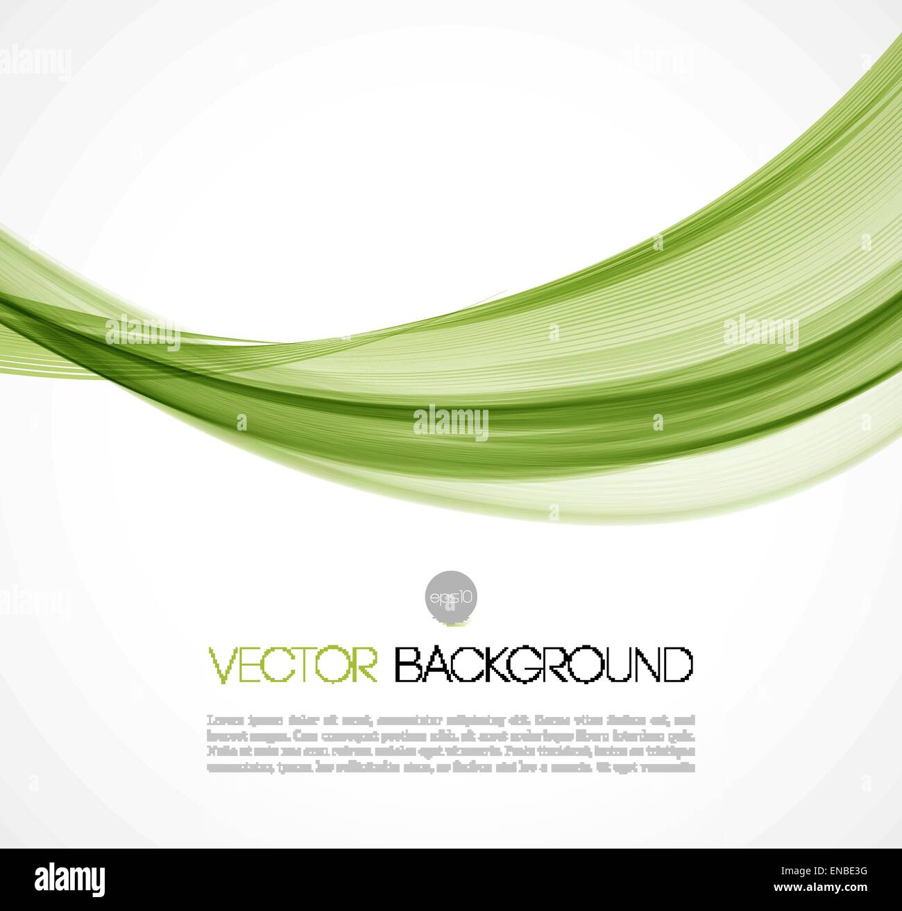 Vector illustration Abstract colorful transparent wave. EPS 10 Stock ...