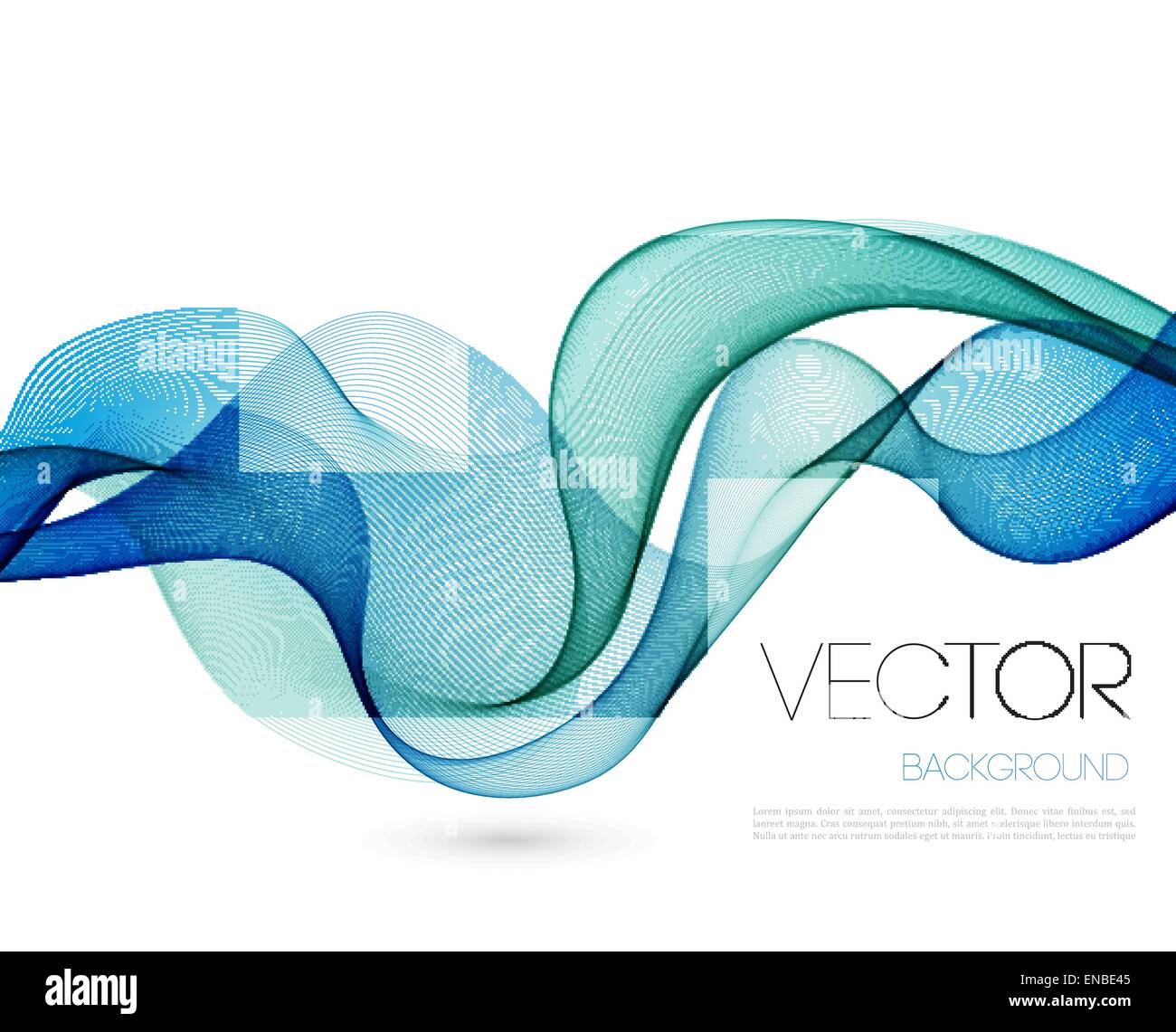 Vector Abstract Wave Template Background Brochure Design Stock Vector