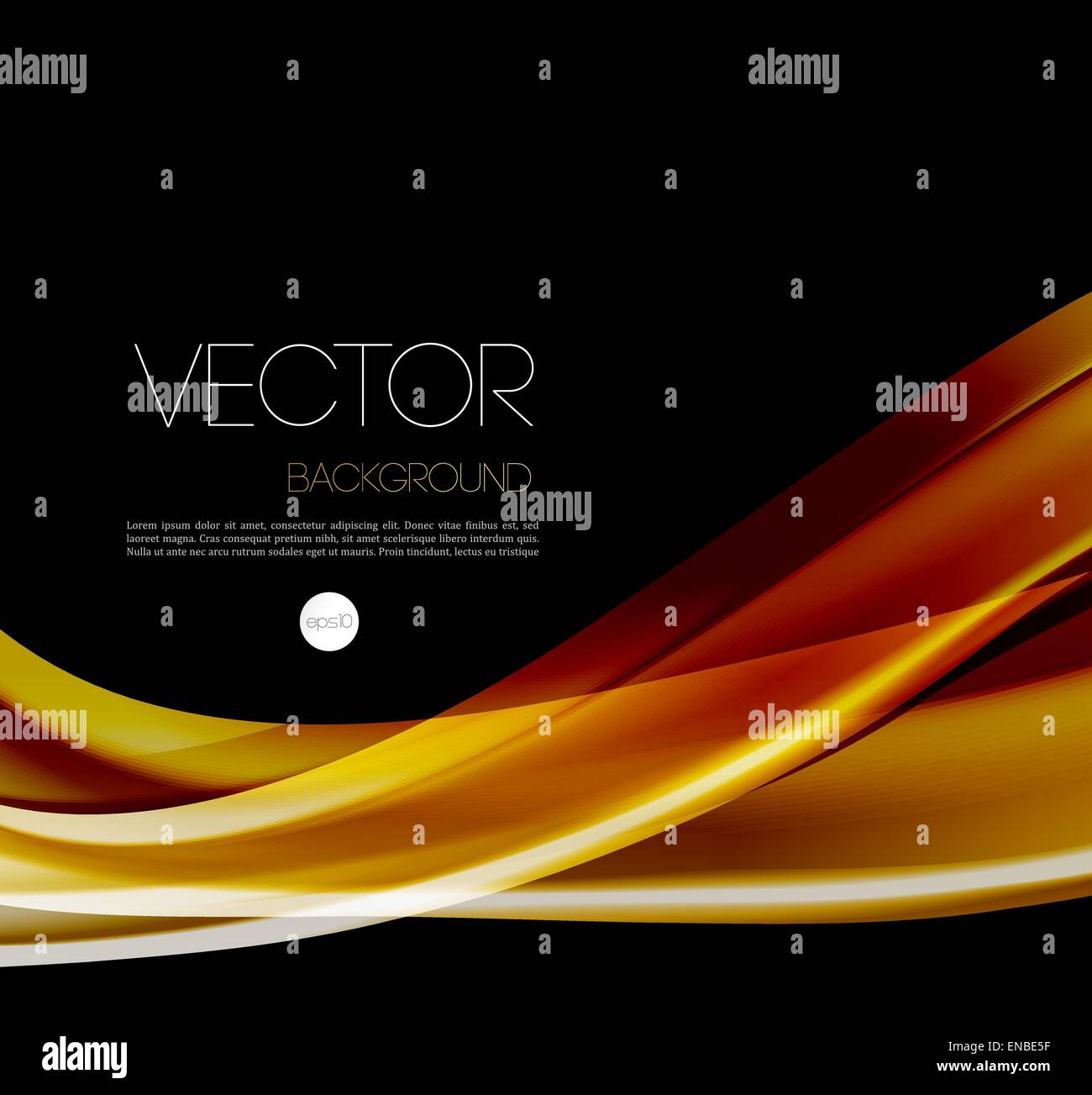 Vector Abstract Wave Template Background Brochure Design Stock Vector