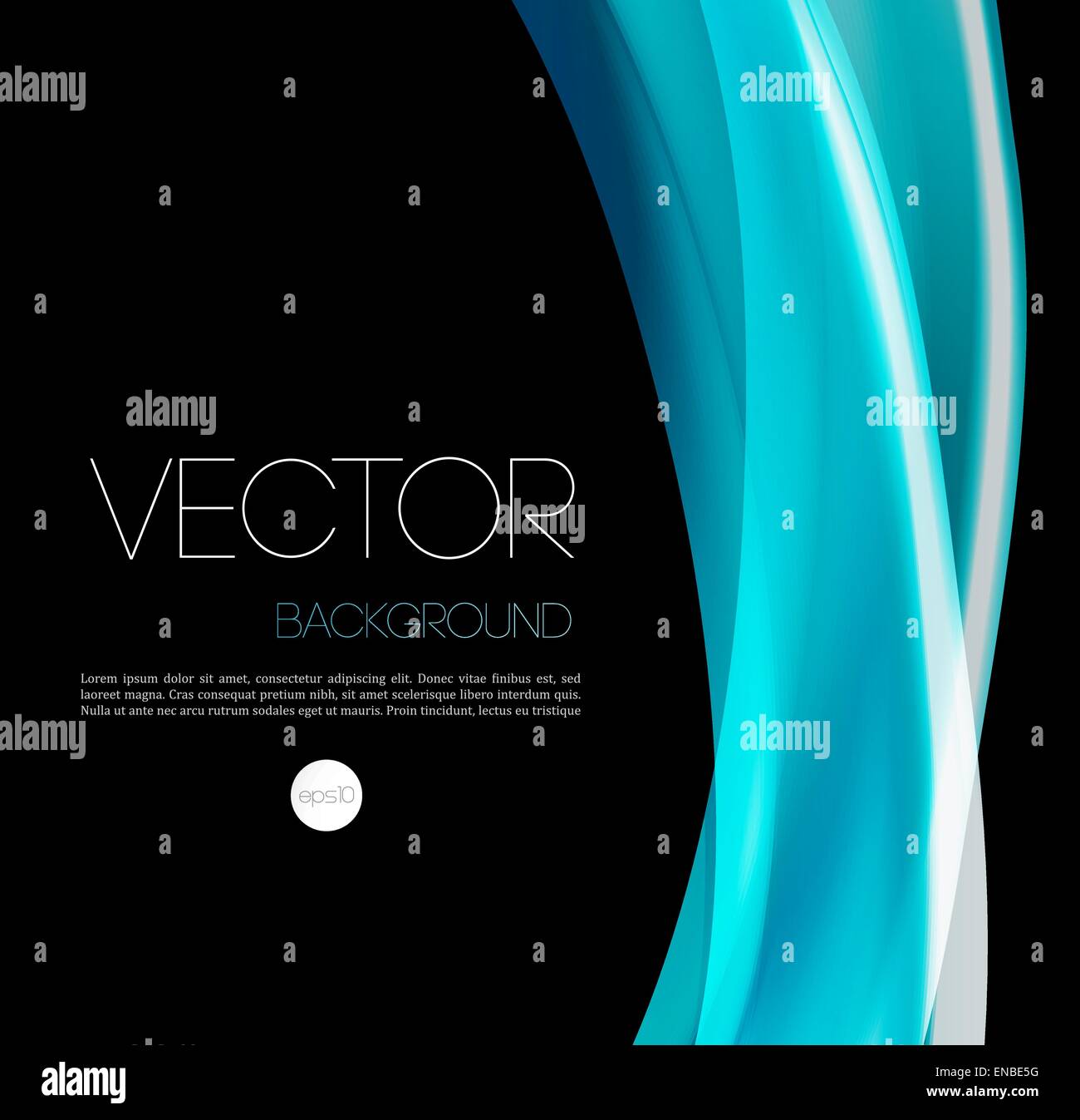 Vector Abstract Wave Template Background Brochure Design Stock Vector