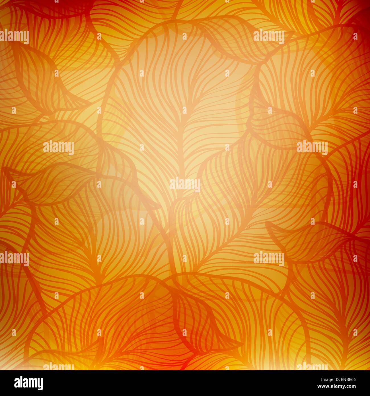Vector Abstract orange vintage background EPS 10 Stock Vector Image ...