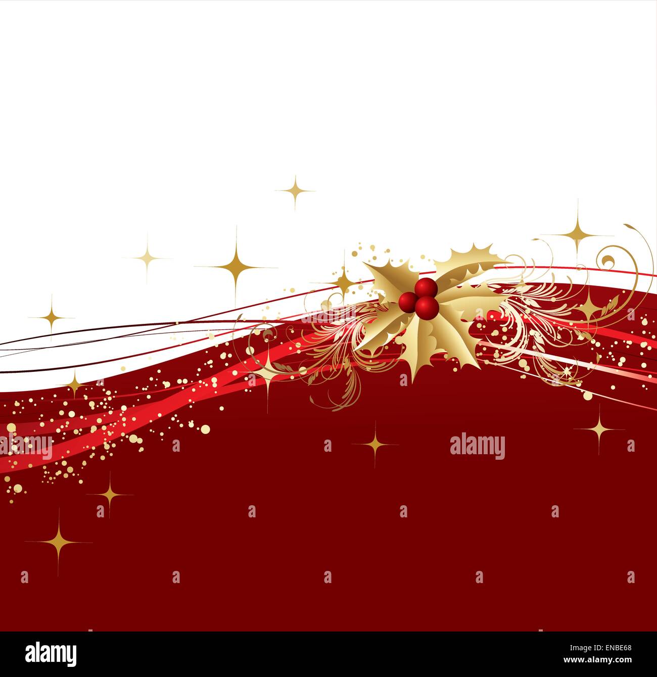 Holly vector hi-res stock photography and images - Alamy