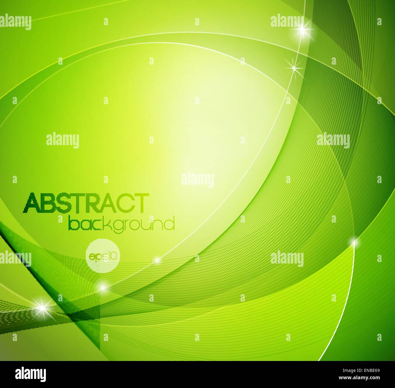 Abstract shiny green vector template background. EPS 10 Stock Vector ...