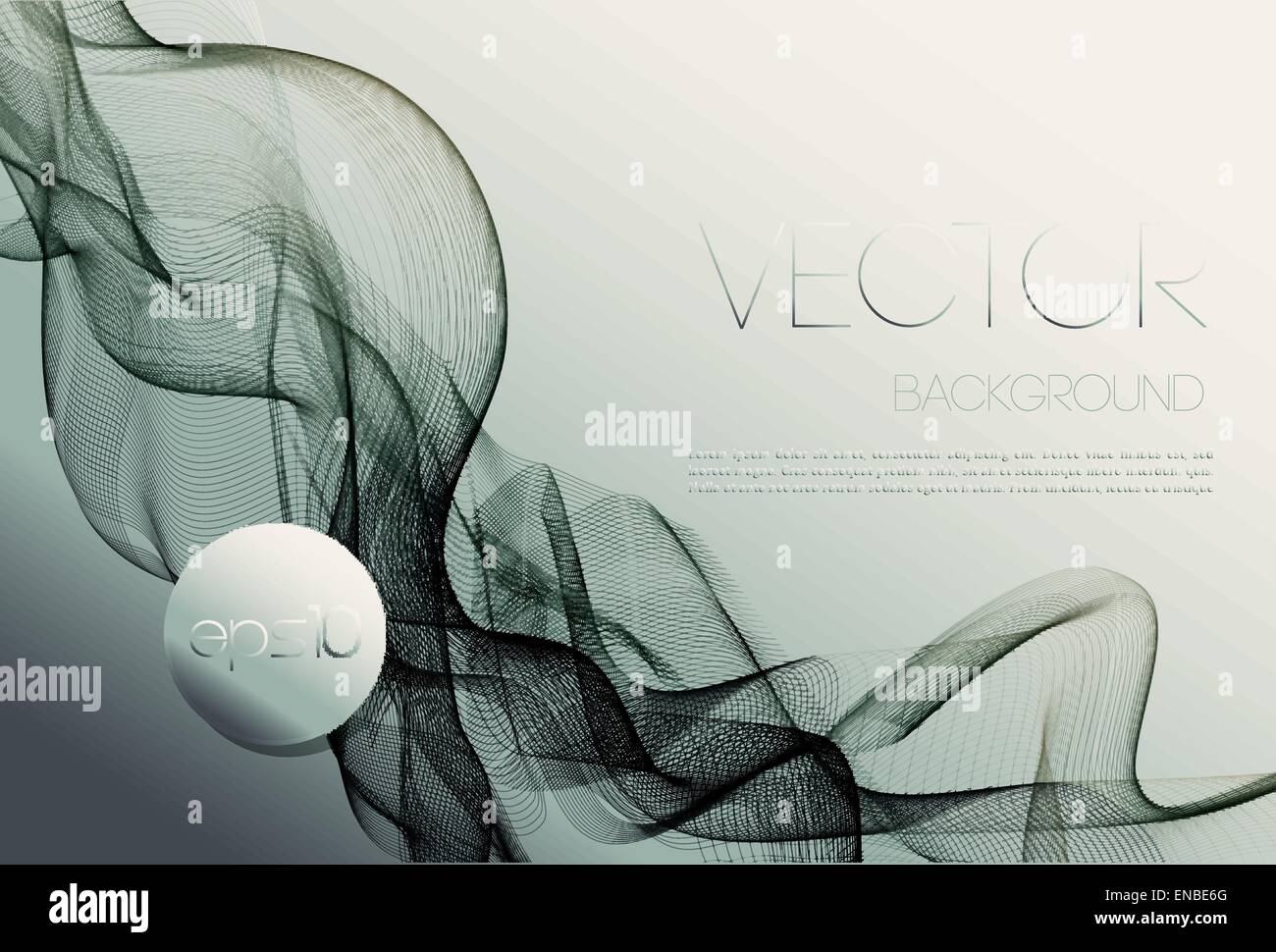 Vector Abstract Wave Template Background Brochure Design Stock Vector