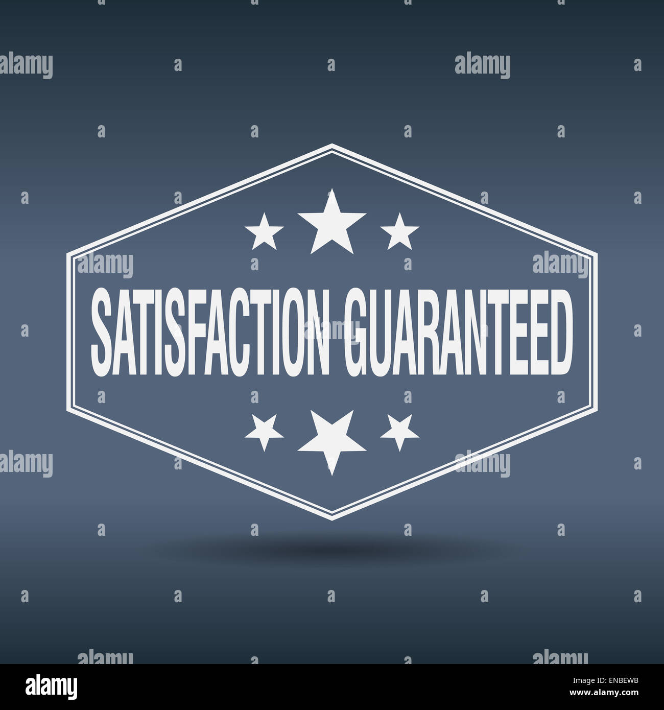 satisfaction guaranteed hexagonal white vintage retro style label Stock ... satisfaction guaranteed hexagonal white vintage retro style label Stock ...