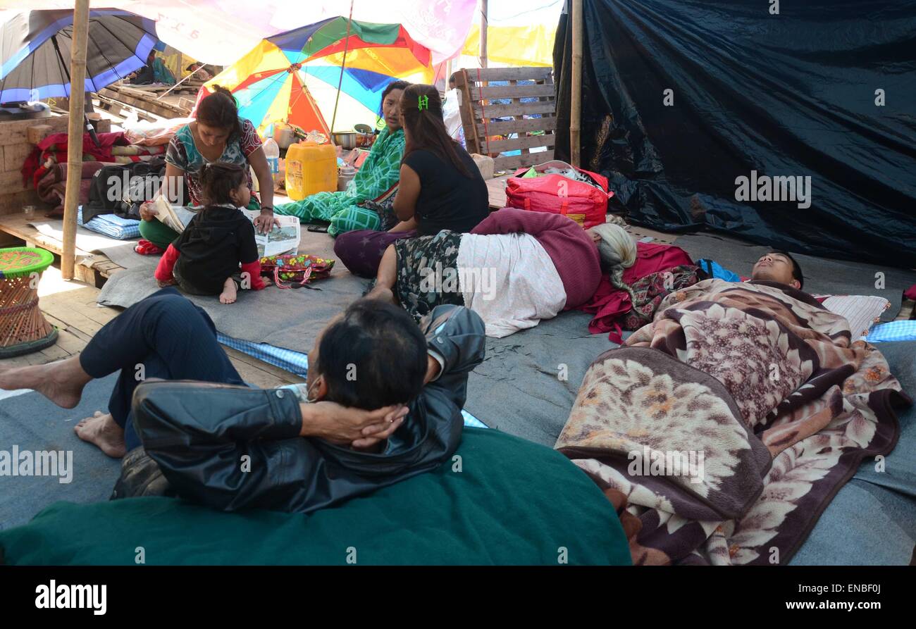 Kathmandu, Nepal. 01st May, 2015. Thousands of earthquake victims are ...