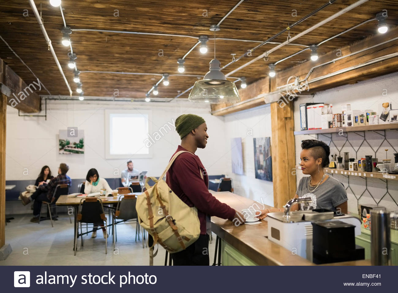 Coffee shop counter hi-res stock photography and images - Alamy