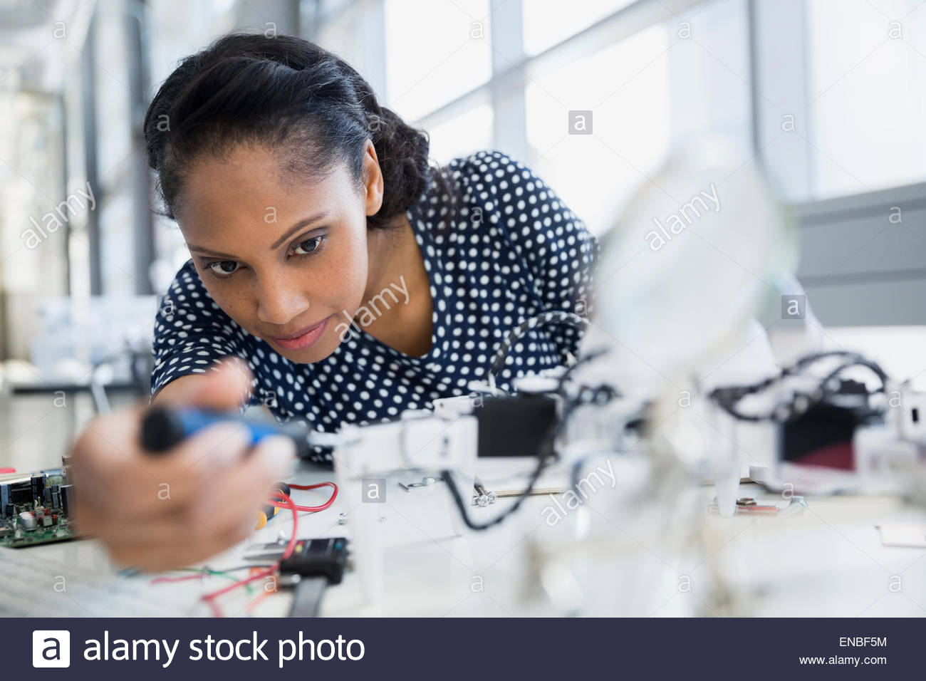 Tech focused hi-res stock photography and images - Alamy