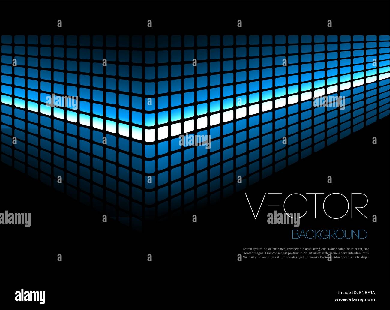Vector Abstract template background brochure design. Blue light Stock ...