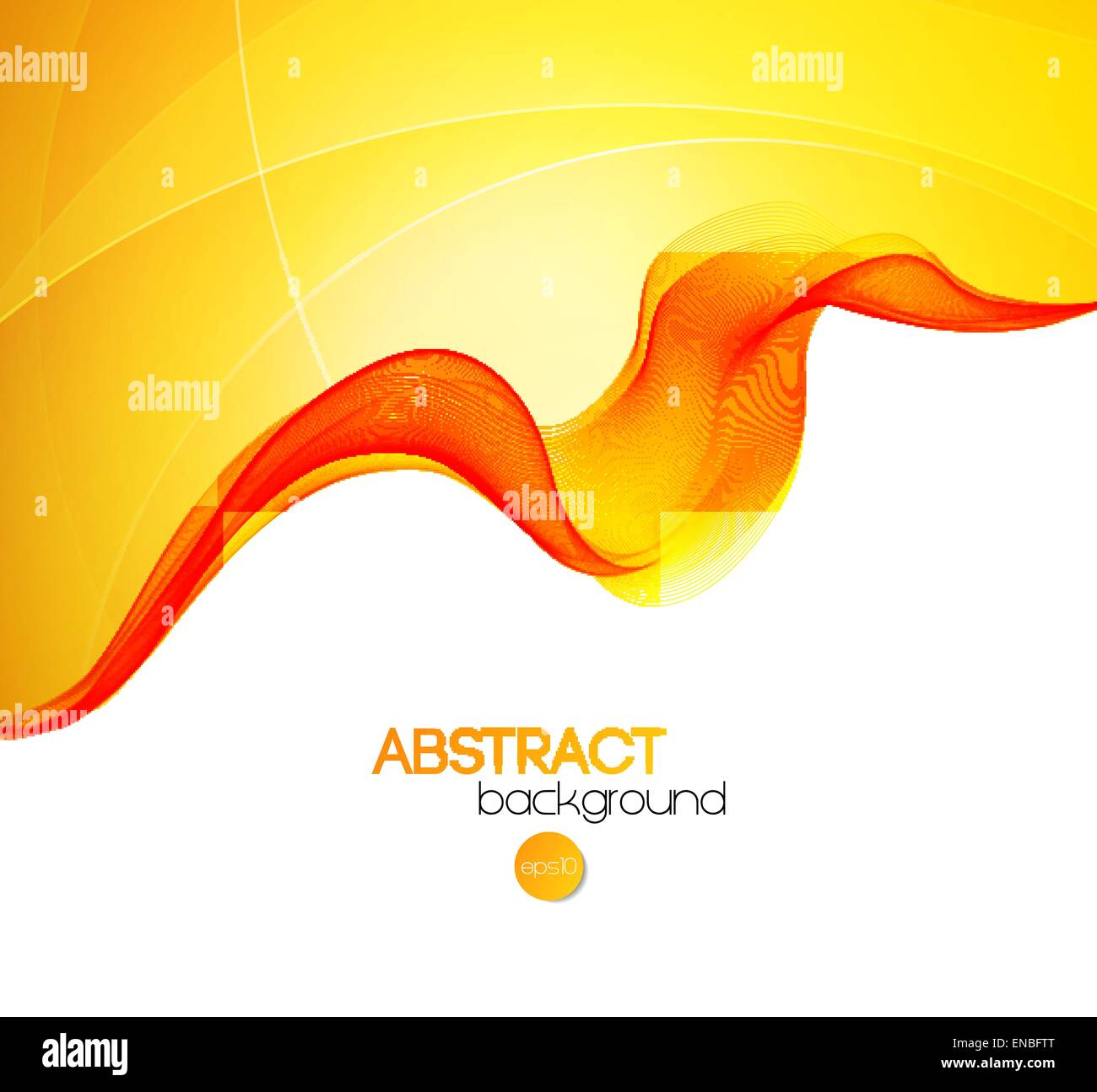Vector Abstract Wave Template Background Brochure Design Stock Vector