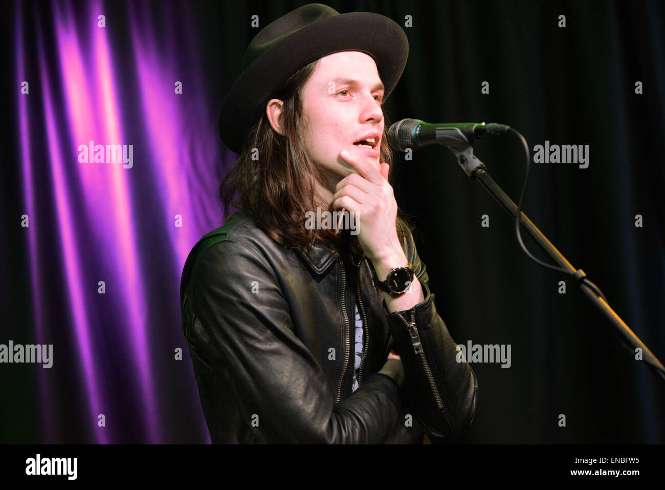 Philadelphia, Pennsylvania, USA. 1st May, 2015. JAMES BAY performing ...