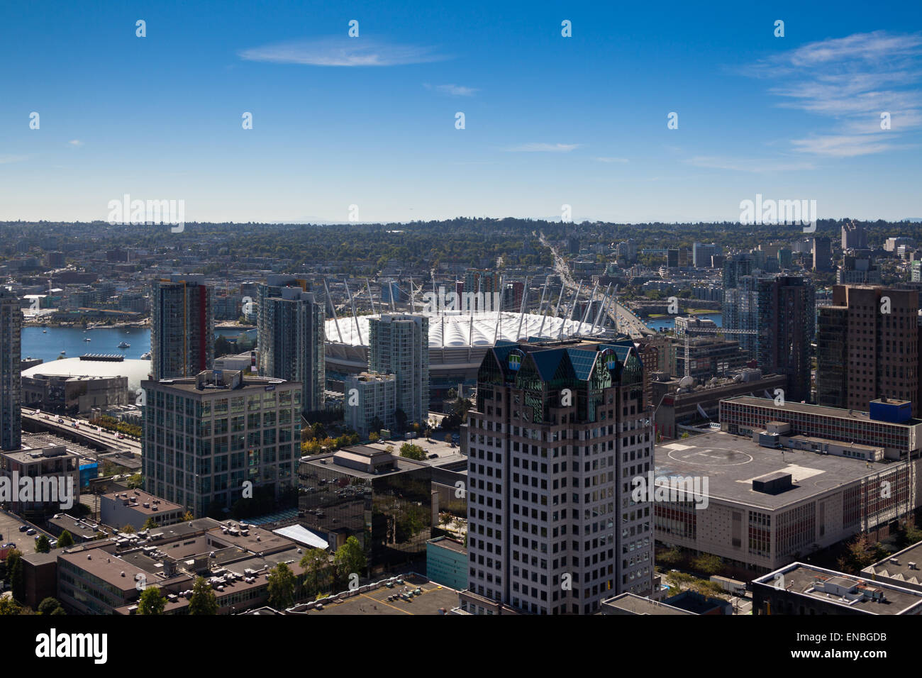 Bc place stadium vancouver 2015 aerial hi-res stock photography and ...