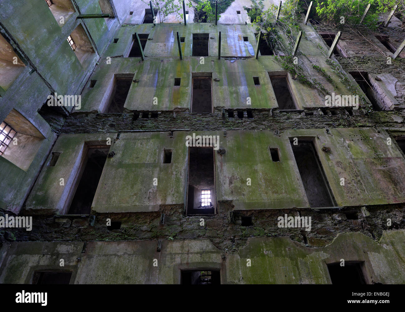 Bodmin Jail, Cornwall, UK. Built in 1779 .These images are of the Naval ...