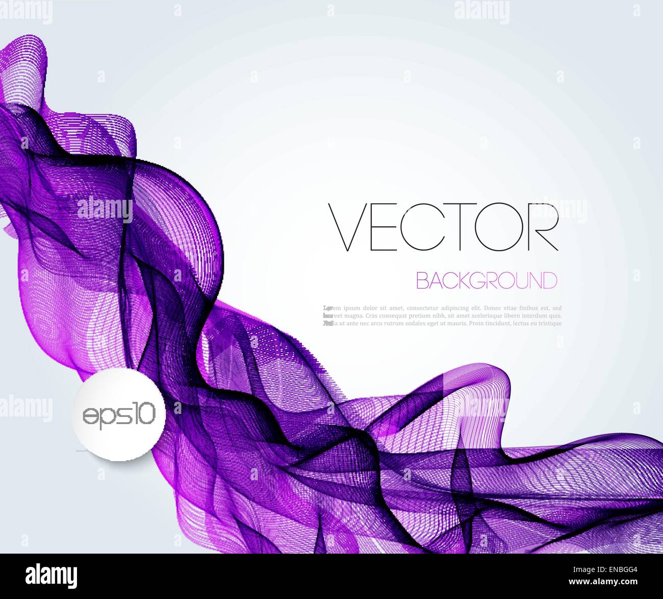 Vector Abstract Wave Template Background Brochure Design Stock Vector