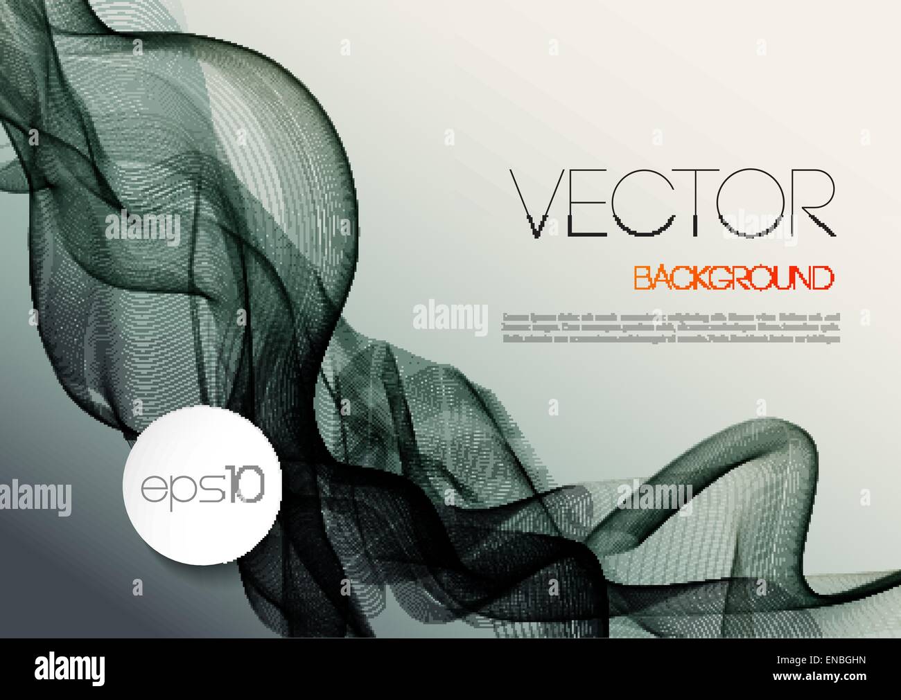 Vector Abstract Wave Template Background Brochure Design Stock Vector