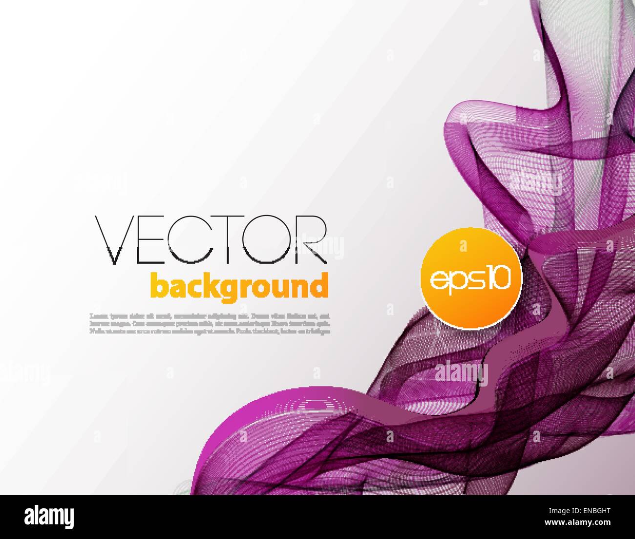 Vector Abstract Wave Template Background Brochure Design Stock Vector