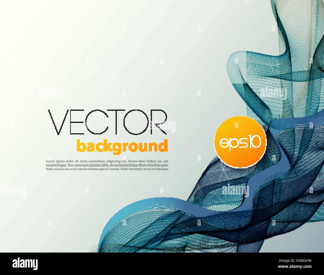 Vector Abstract wave template background brochure design Stock Vector ...