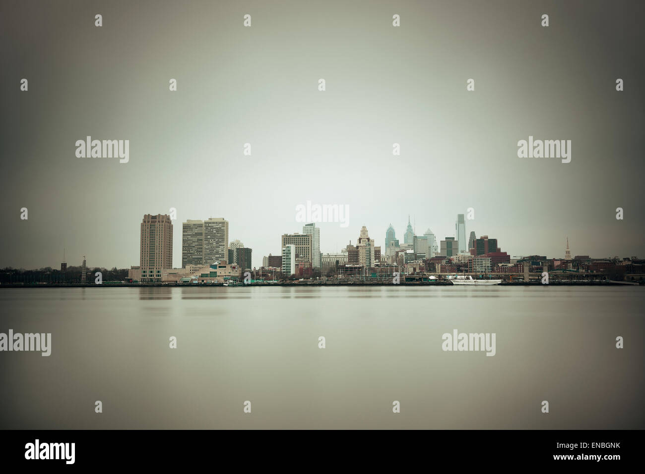 Philadelphia skyline with urban architecture Stock Photo - Alamy