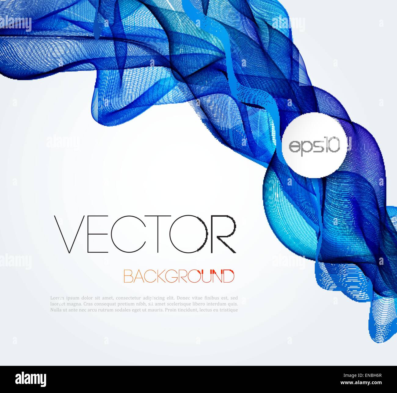 Vector Abstract Wave Template Background Brochure Design Stock Vector