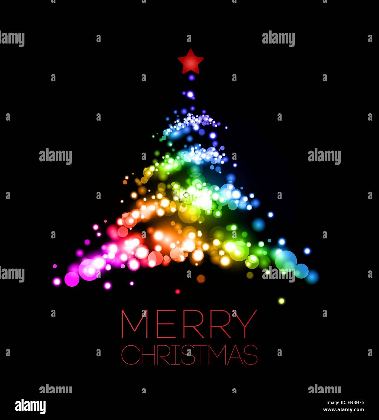 Shiny golden christmas light in Stock Vector Images - Alamy