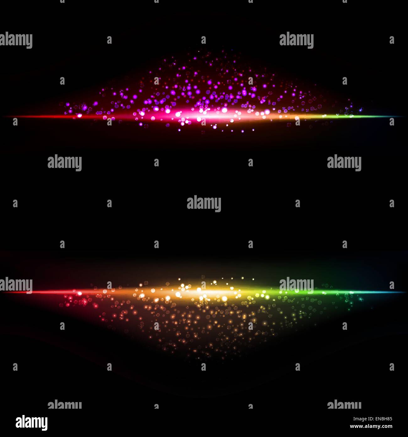 Vector Abstract dark background with color light frame Stock Vector ...