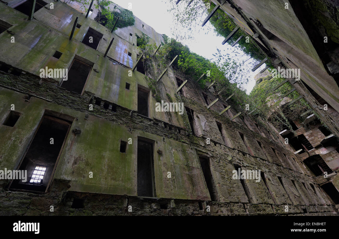 Bodmin Jail, Cornwall, UK. Built in 1779 .These images are of the Naval ...