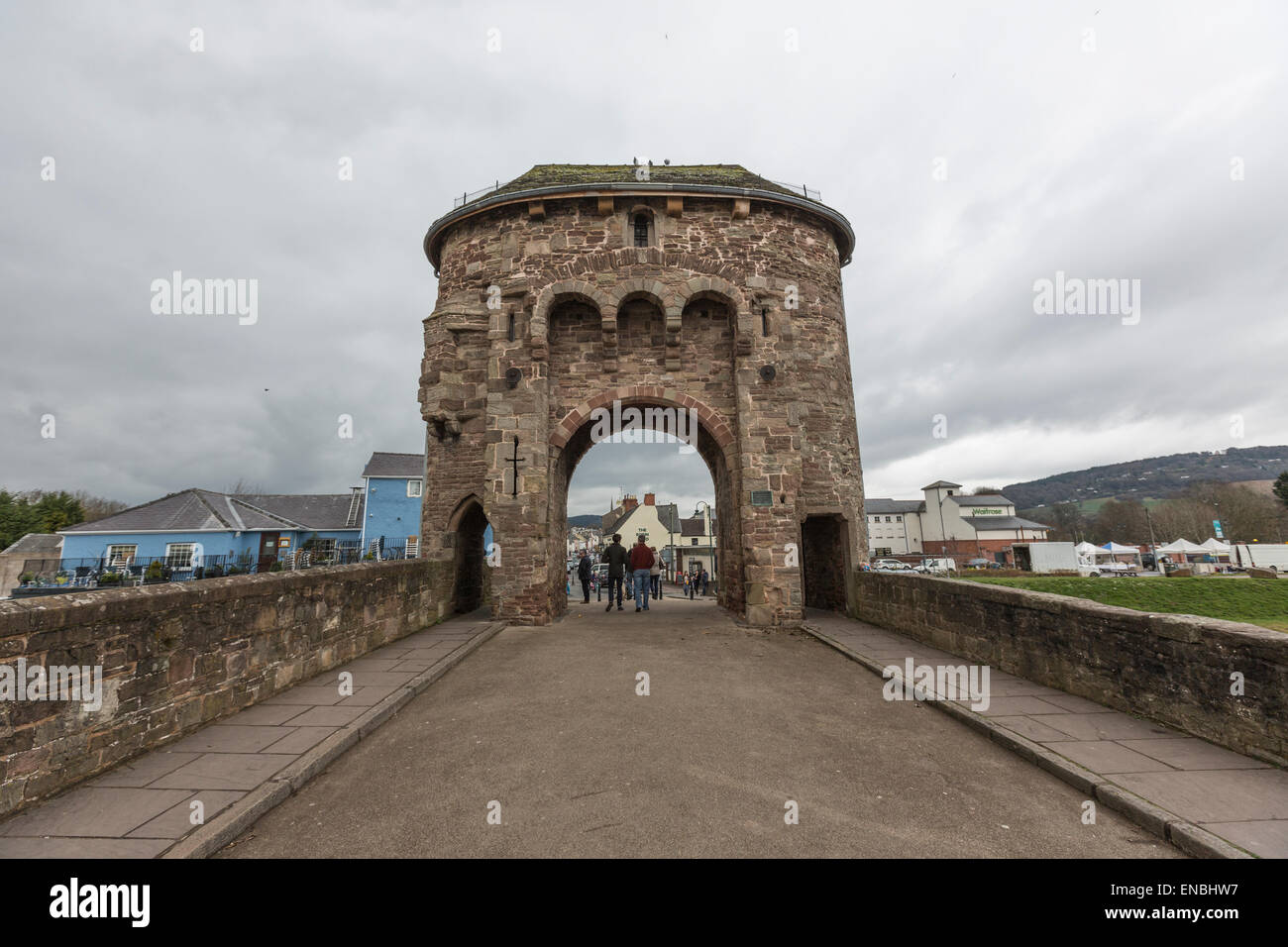 Fortified river bridge hi-res stock photography and images - Alamy