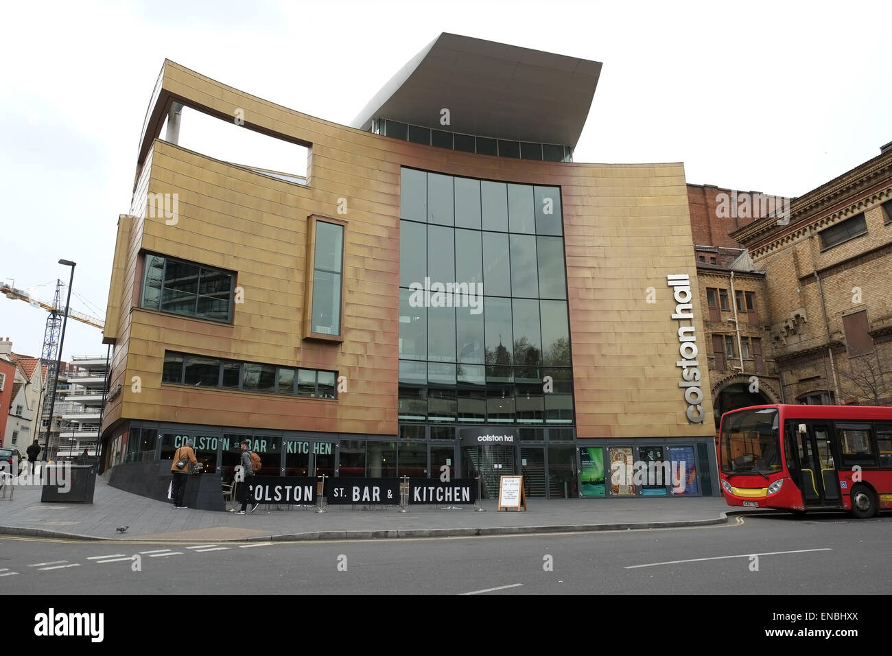 The imposing Colston Hall in Central Bristol, recently rebuilt Stock ...