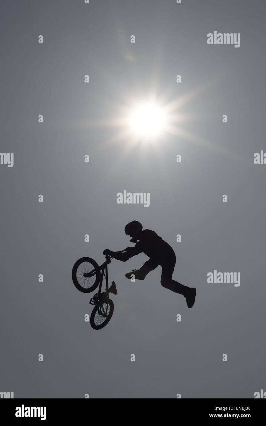 Shanghai, China. 1st May, 2015. Some of the best BMX riders of the ...