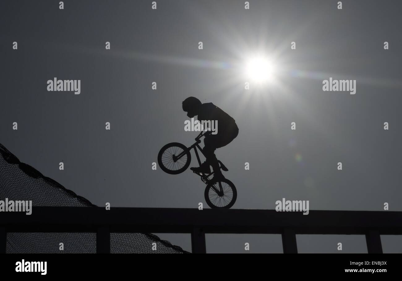 Shanghai, China. 1st May, 2015. Some of the best BMX riders of the ...