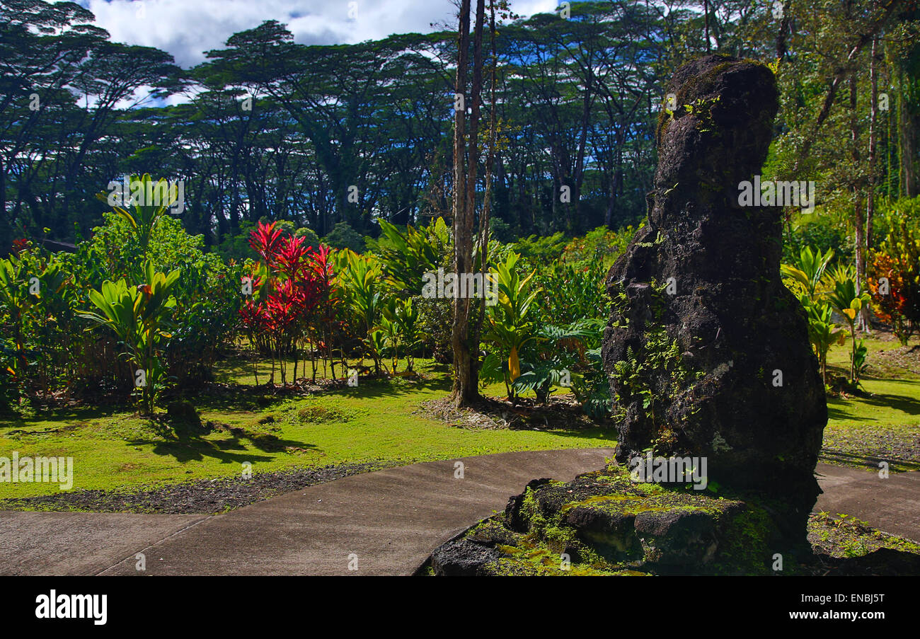 Lava Tree State Park, Hawaii Stock Photo - Alamy