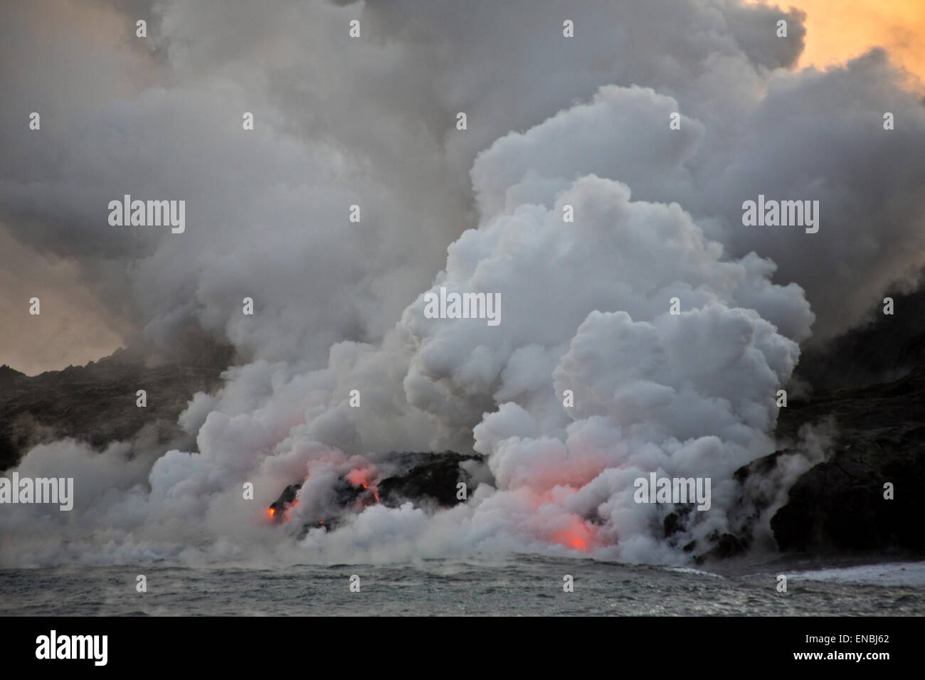Lava Flow on the Big Island of Hawaii Stock Photo - Alamy