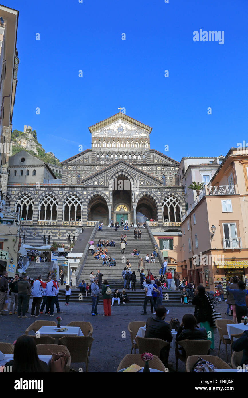 Amalfi cathedral steps hi-res stock photography and images - Alamy