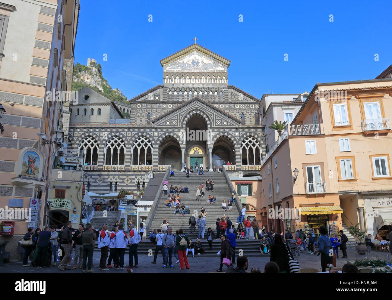 Amalfi cathedral steps hi-res stock photography and images - Alamy