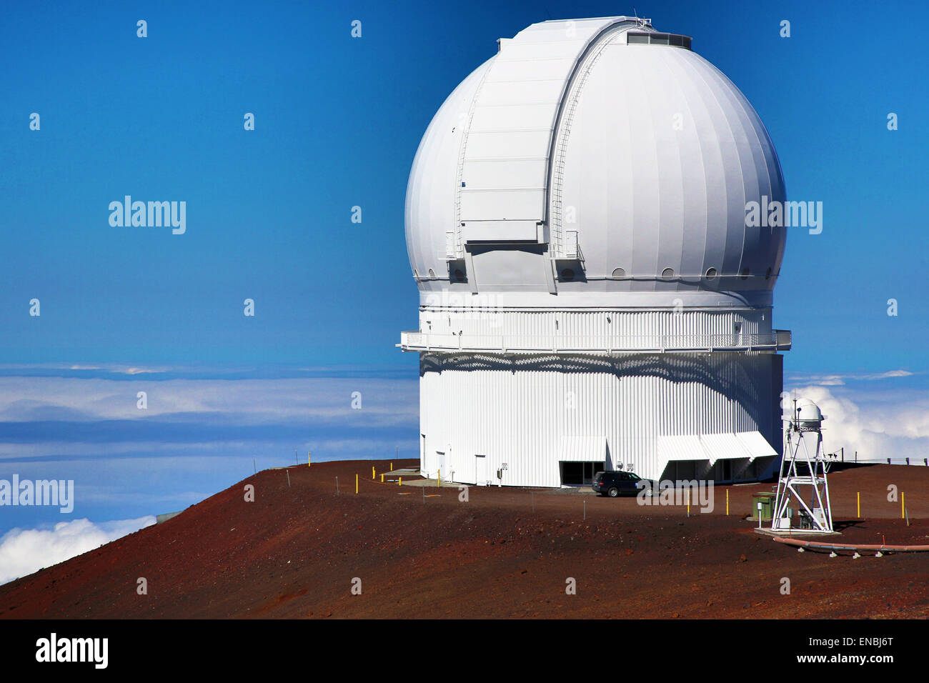 Optical telescope at Mauna Kea Observatory Stock Photo - Alamy