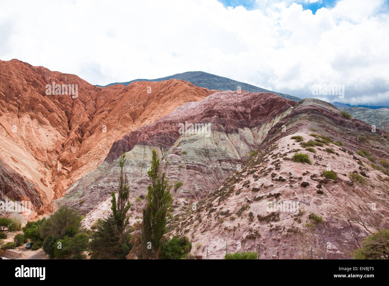 7 colors hill. Cerro de los 7 colores. Purmamarca, Jujuy, Argentina ...