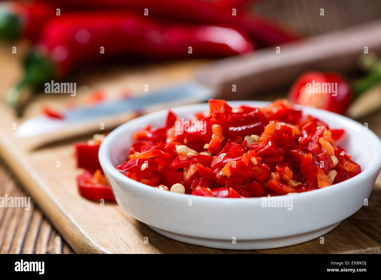 Bowl of red and green chillies hi-res stock photography and images - Alamy