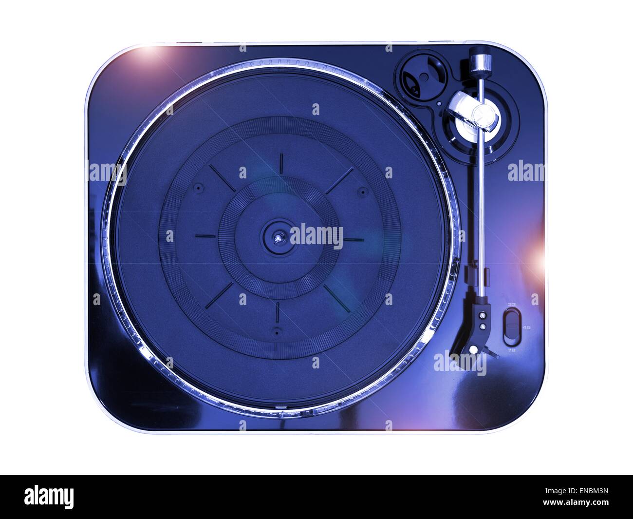 Vinyl turntable dj mixer Cut Out Stock Images & Pictures - Alamy