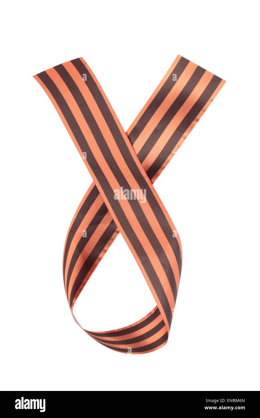 George Ribbon Isolated Stock Photo - Alamy