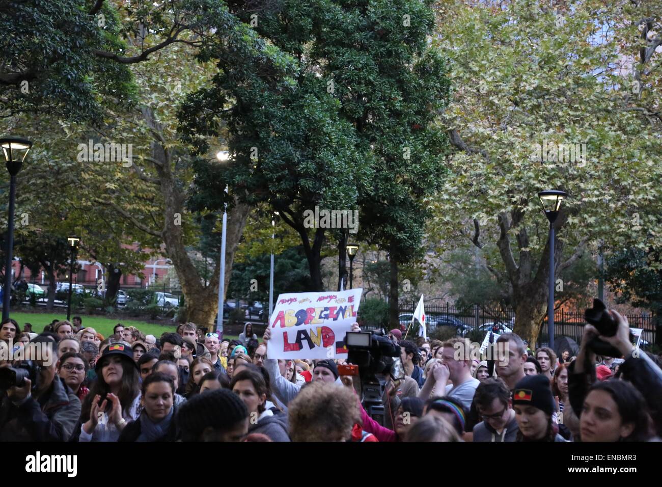 Protest against the forced closure of remote Aboriginal communities in ...