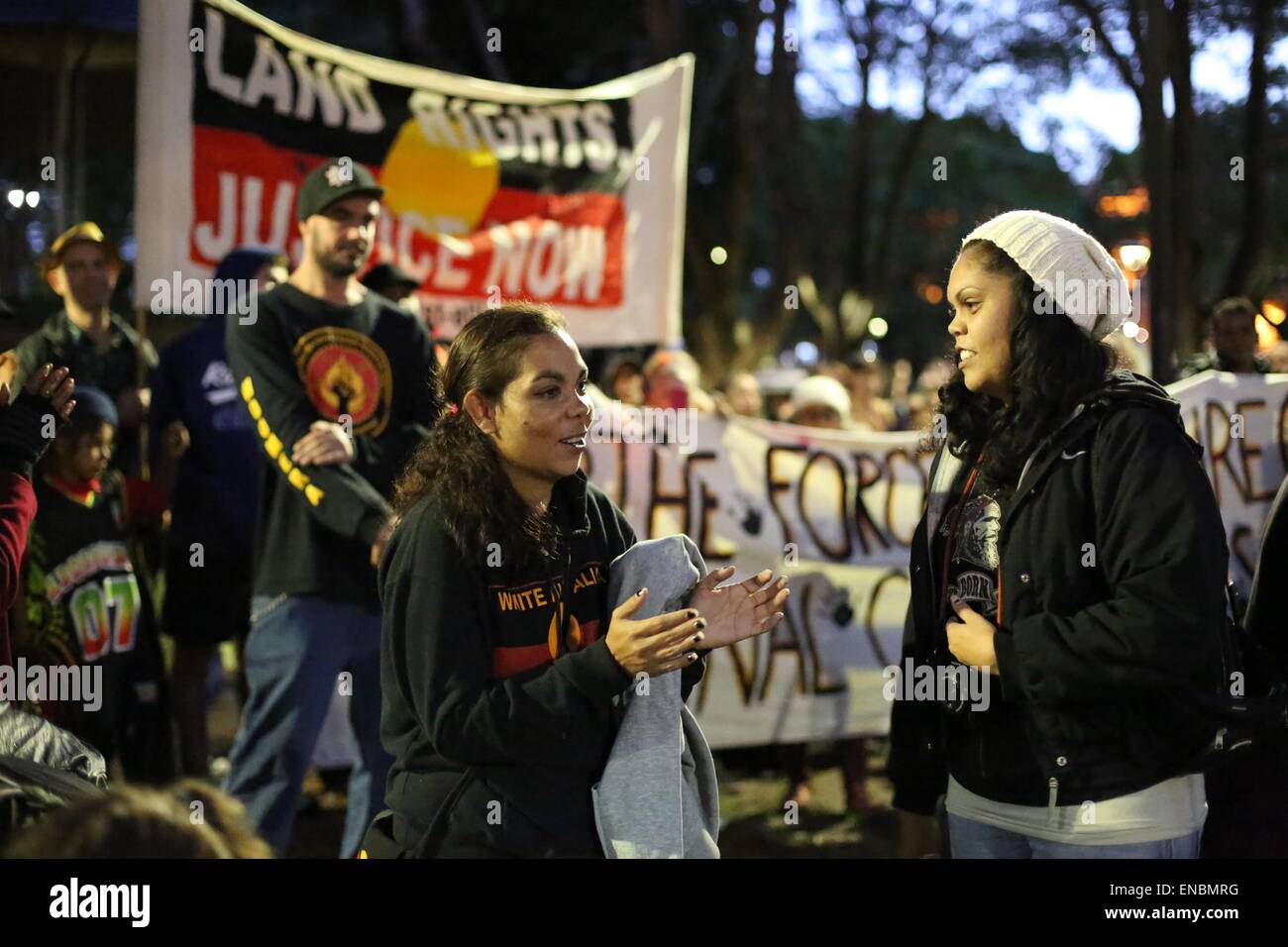Protest against the forced closure of remote Aboriginal communities in ...