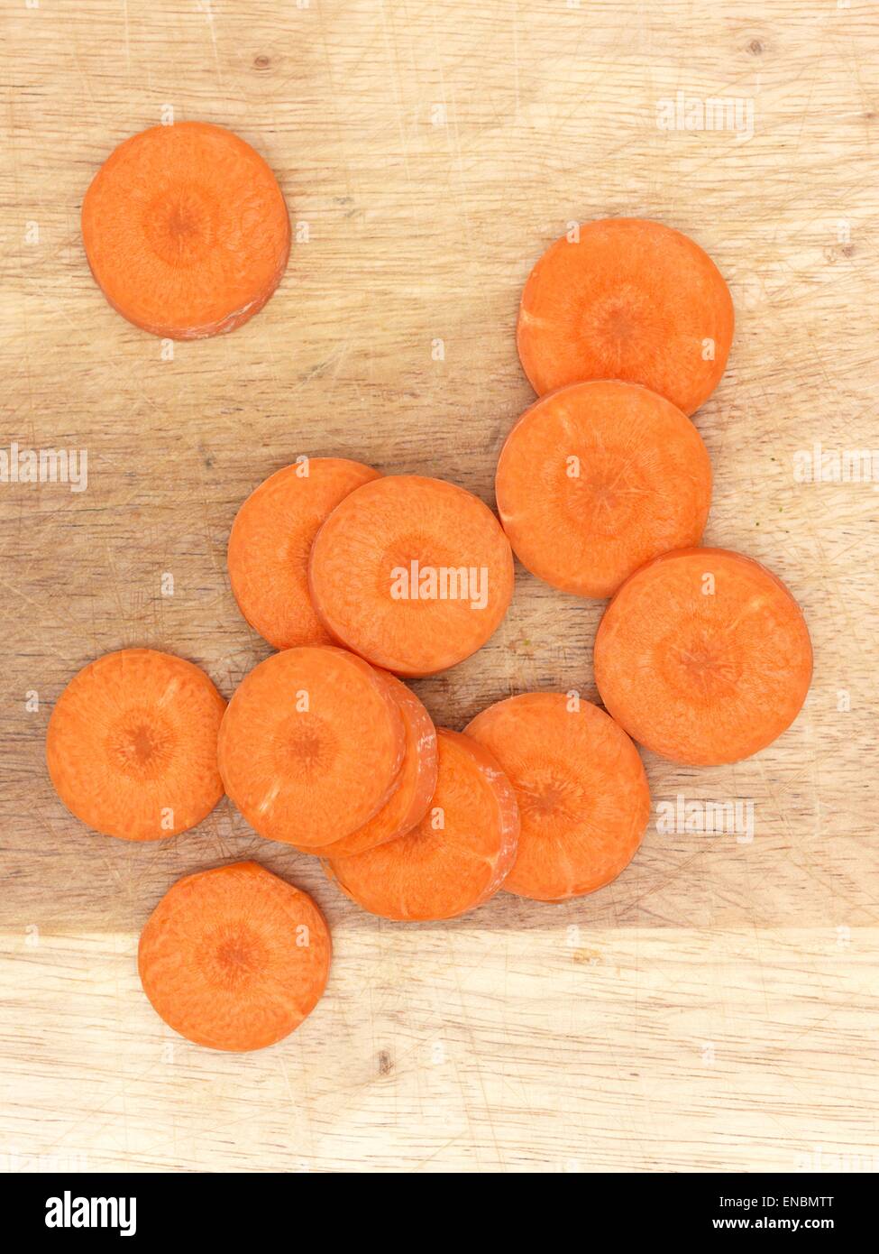 A close up shot of sliced carrots Stock Photo - Alamy