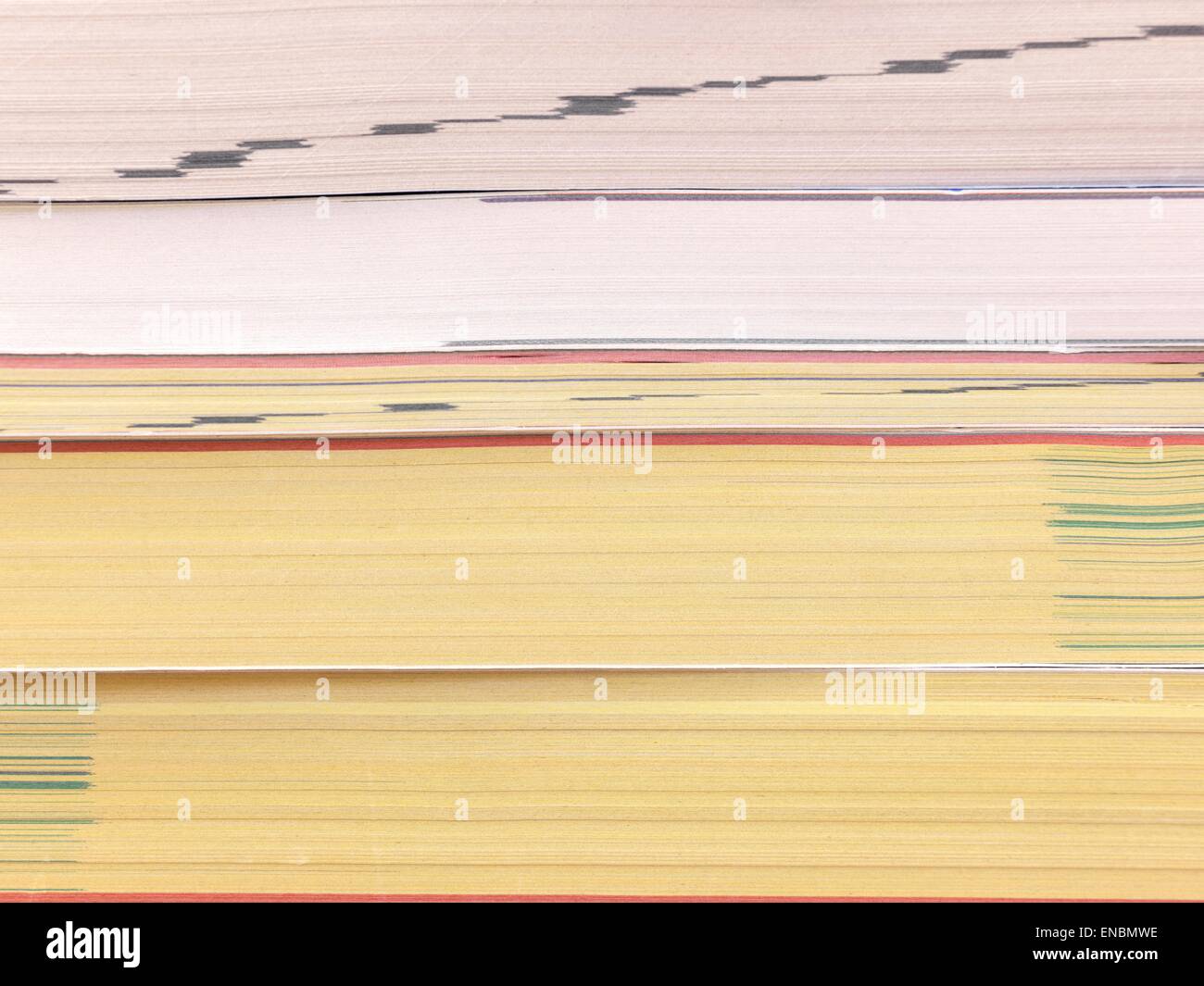 A close up shot of telephone books Stock Photo - Alamy