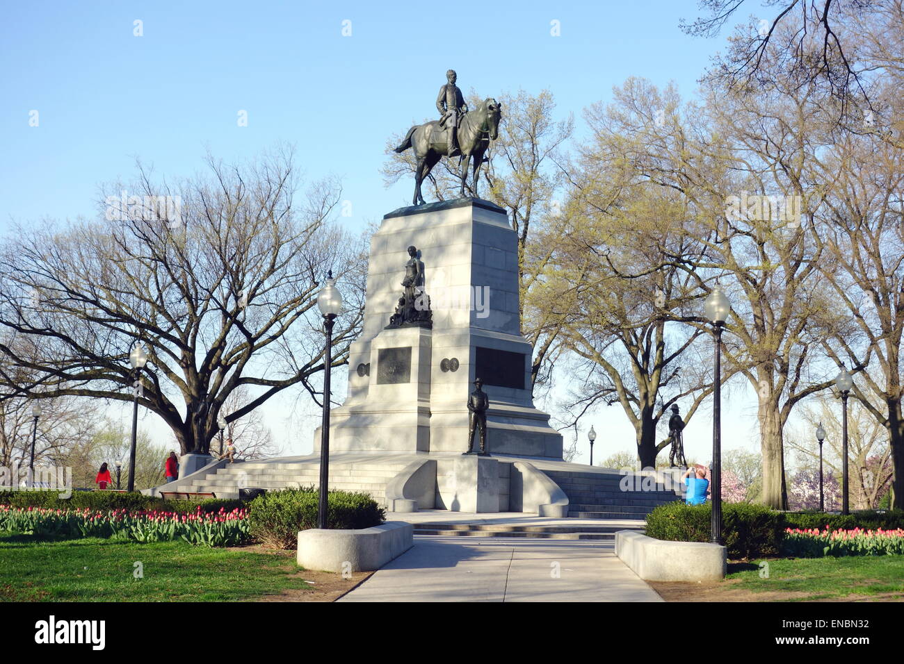 Sherman monument in Washington DC Stock Photo - Alamy