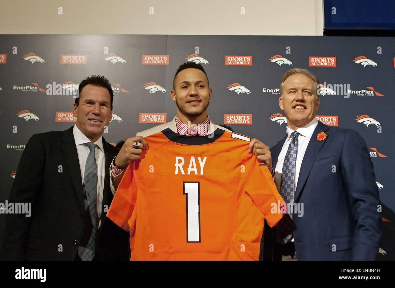 Englewood, Colorado, USA. 1st May, 2015. Denver Broncos Head Coach GARY ...