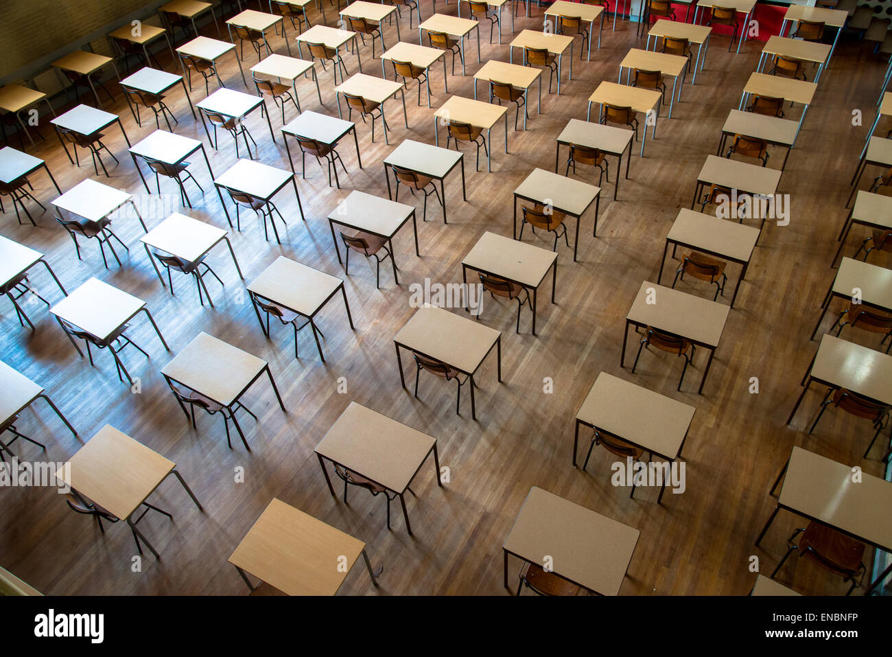 Empty exam desk hi-res stock photography and images - Alamy