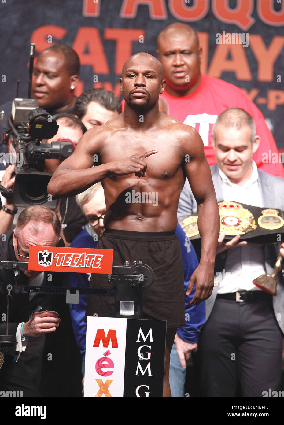Las Vegas, Nevada, USA. 1st May, 2015. Boxer Floyd Mayweather attends ...