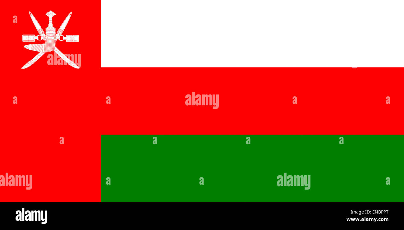 Sultanate of oman flag hi-res stock photography and images - Alamy