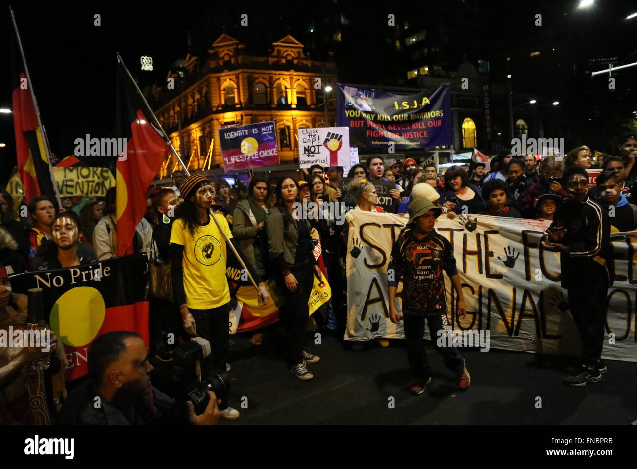 Protest against the forced closure of remote Aboriginal communities in ...
